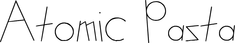 Atomic Pasta font | Fonts2u.com