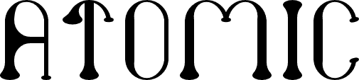 atomic font