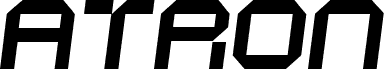 ATRON font
