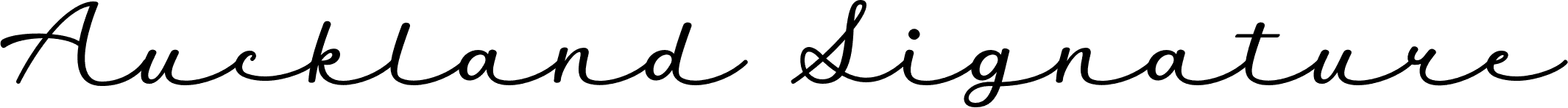 Auckland Signature font | Fonts2u.com