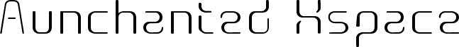 Aunchanted Xspace Bold font | Fonts2u.com