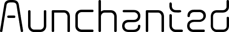 Aunchanted Expanded Bold font | Fonts2u.com