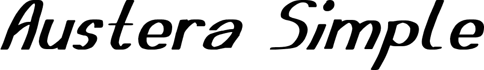 Austera Simple tfb font | Fonts2u.com