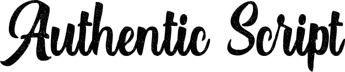 Authentic Script Rough Regular font | Fonts2u.com