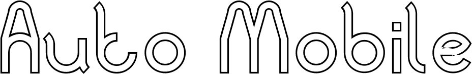 Auto Mobile-Hollow font | Fonts2u.com