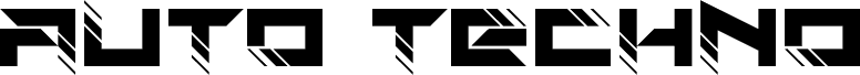 Auto Techno Italic font | Fonts2u.com