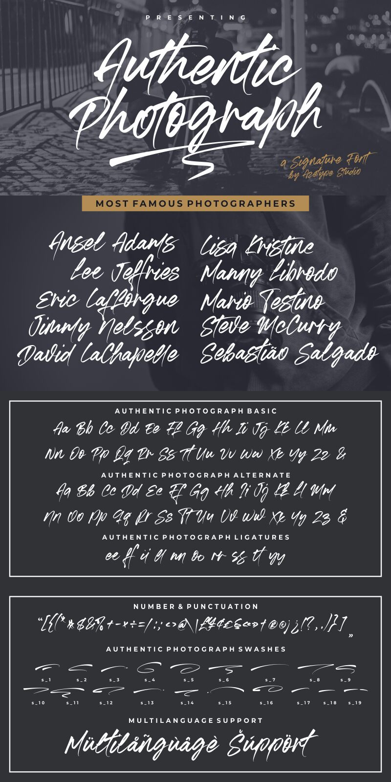 Authentic Photograph font | Fonts2u.com