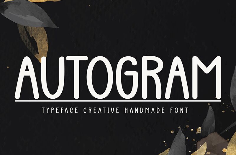 Autogram font | Fonts2u.com