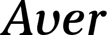 Aver Regular Italic font | Fonts2u.com