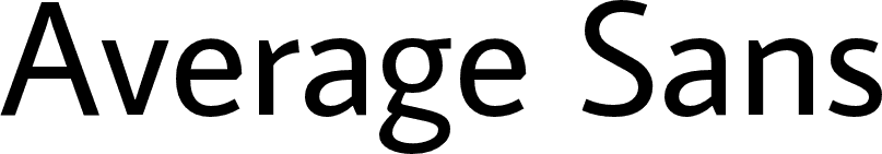 Average Sans font | Fonts2u.com