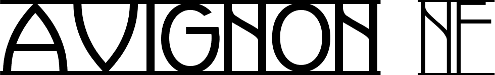 Avignon NF font | Fonts2u.com