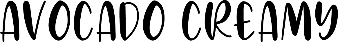 Avocado Creamy font