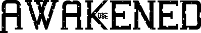 Awakened font | Fonts2u.com