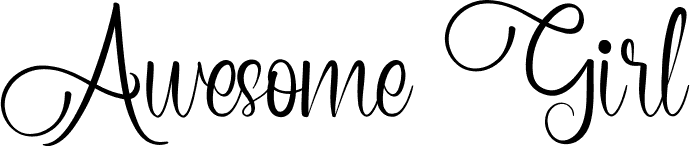 Awesome Girl Demo font | Fonts2u.com