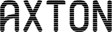 AXTON Stroke font