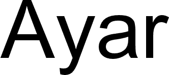 Ayar font | Fonts2u.com