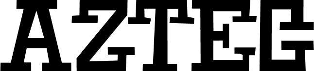Aztec Regular font