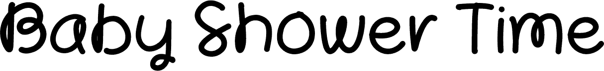 Baby Shower Time font | Fonts2u.com