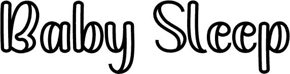 Baby Sleep font | Fonts2u.com