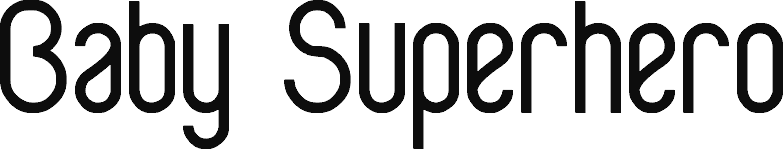 Baby Superhero font