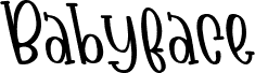 Babyface Italic font | Fonts2u.com