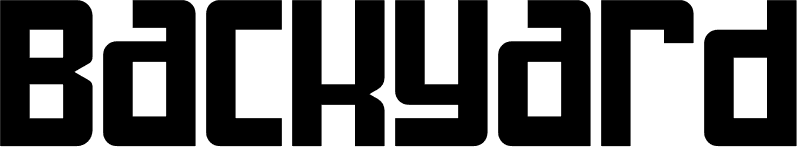 Backyard personal use font