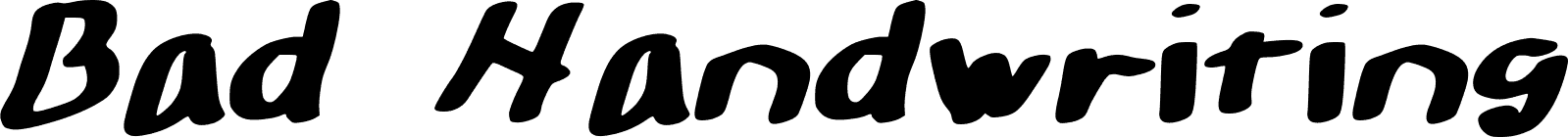 Bad_handwriting font | Fonts2u.com