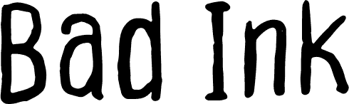 Bad Ink font