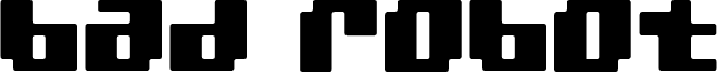 bad robot italic font
