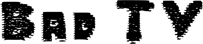 BadTV font