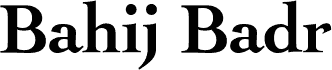 Bahij Badr font | Fonts2u.com
