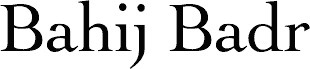 Bahij Badr Bold font | Fonts2u.com