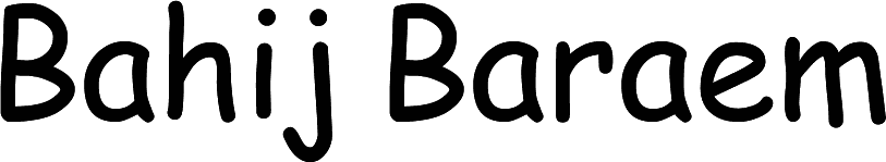 Bahij Baraem font