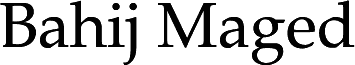 Bahij Maged Bold font | Fonts2u.com
