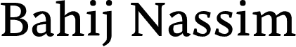 Bahij Nassim Bold font | Fonts2u.com