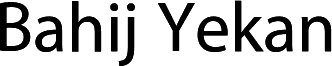 Bahij Yekan Bold font