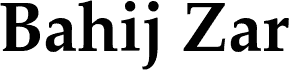 Bahij Zar font | Fonts2u.com