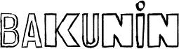 Bakunin Stencil font | Fonts2u.com