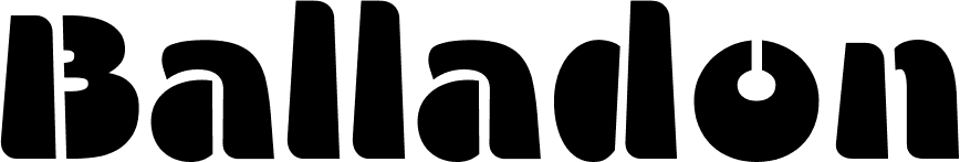 Balladon Stencil font | Fonts2u.com