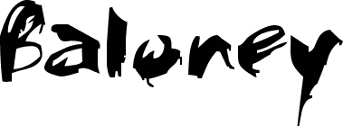Baloney font | Fonts2u.com