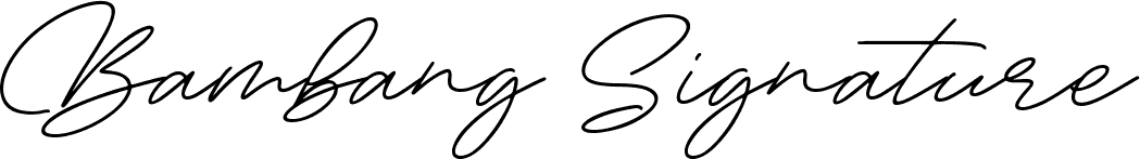 Bambang Signature vol 2.0 font | Fonts2u.com