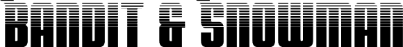 Bandit & Snowman font