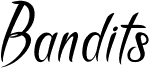 Bandits Outline font | Fonts2u.com