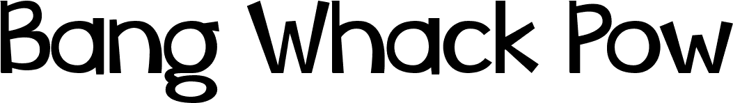 bang whack pow font | Fonts2u.com
