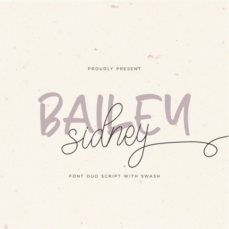 Bailey Sidney font | Fonts2u.com