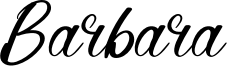 BARBARA PERSONAL USE Regular font | Fonts2u.com