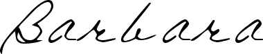 Barbara font