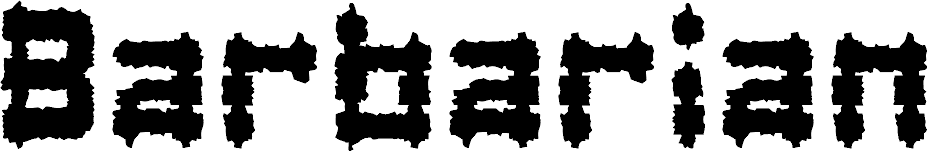 Barbarian font