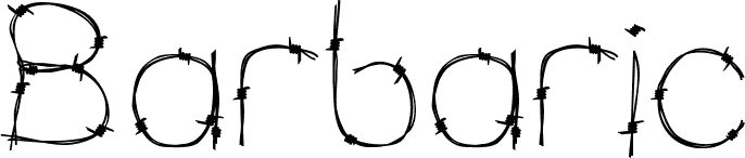 Barbaric 2B Reg font | Fonts2u.com