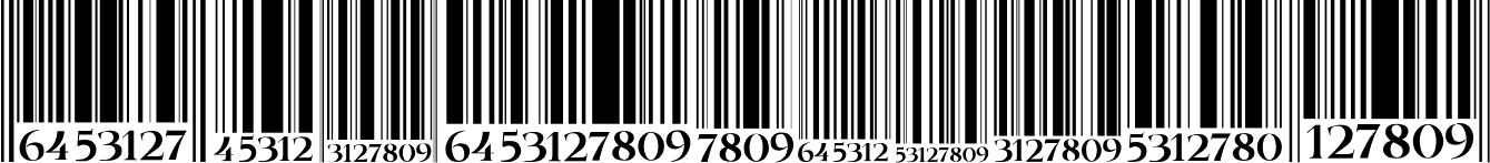 Barcode Regular font | Fonts2u.com